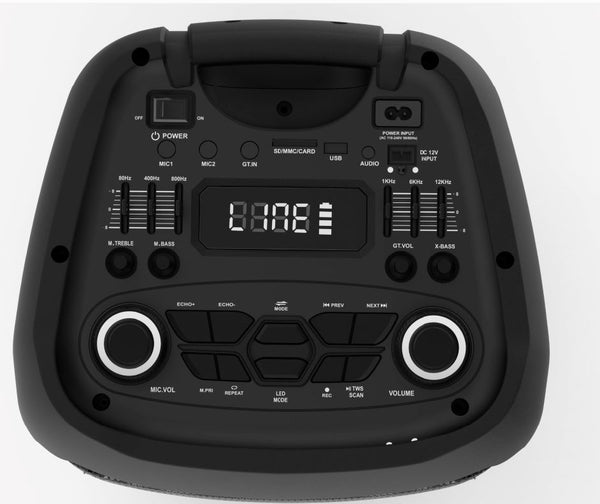 THUNDER-10 MPD102XB 10"X 2 Woofers (X-Bass), LED LIGHT MODES & ONE WIR ...